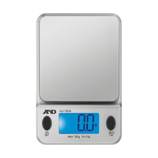 [特長]●最小表示0.1gの高精度です。●見やすく大きい、バックライト付表示部です。●オートパワーオフ機能付です。●保護フタ、校正用分銅付です。[仕様]●秤量(g)：150●最小表示(g)：0.1●載皿寸法(mm)：60×65●電源(V)：...
