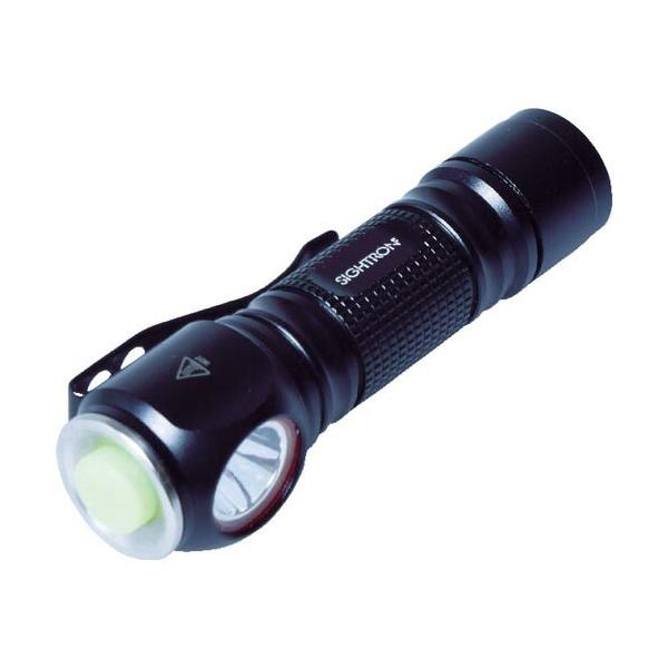 [特長]●軽量コンパクトでハンディライトとしてはもちろん、ヘッドライトとしてもお使い頂けます。●先端マグネット付で金属部に取付可能です。●保護等級ＩＰＸ６等級で防水仕様の為、アウトドアでの使用にも最適です。●本体は航空機アルミニウムの素材を...