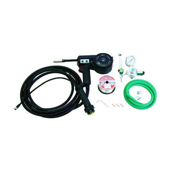 [特長]●アイミーゴ140(SIG-140)用スプールガン(ソリッドガス)仕様キットです。●少量のアルミを溶接するのに最適です。●アルミニウムをアルゴンガスを用いて溶接します。[仕様]●SUZUKID　SIG−140用スプールガンDキット●...