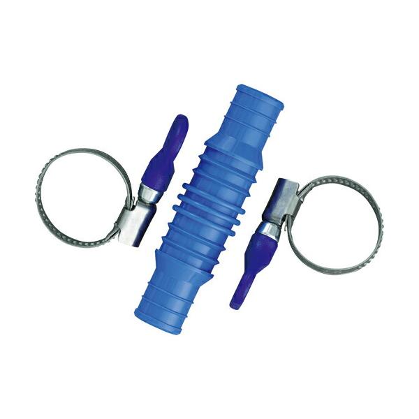 [特長]●ホースの延長および補修用品です。[仕様]●適合ホース内径(mm)：15〜18●適合ホース外径(mm)：28●適合ホース内径×外径(mm)：15〜18×28●ホースバンド2個付[材質／仕上]●ABS樹脂●真鍮[セット内容／付属品]●...