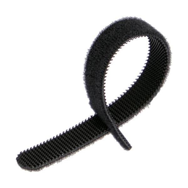 [特長]●繰り返し使用可能で、片面にプラスチックフック・片面に織物ループの付いた両面タイプのマジックテープ［［Ｒ下］］です。[仕様]●色：黒●幅(mm)：12.5●長さ(mm)：150●厚さ(mm)：2●最大結束径(mm)：35●引張強度(...