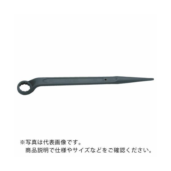[特長]●首角度は70°です。●狭い場所や障害物の多い場所での使用に最適です。●シノ部は、ボルトの穴合わせに最適な円錐形状です。●安全ロープ取り付け穴を設けています。●パーカー仕上げです。[仕様]●対辺寸法(mm)：46●全長(mm)：53...