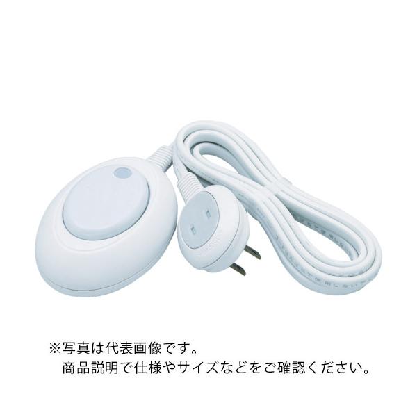 [特長]●離れた電気器具を足元でON/OFFができます。●ほこり、ゴミの侵入を防ぐ扉付です。●トラッキング防止カバー付です。[仕様]●定格電圧：AC125V・15A・最大1500Wまで対応●コンセント数：1個口●ケーブル長(m)：2●色：ホ...