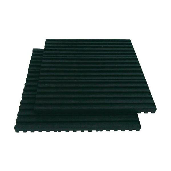 [特長]●表面に溝があるので振動を吸収します。●筋入りなので簡単にカットが可能です。●耐久性に冨み、長期使用が可能です。[仕様]●許容面圧(N/［［ＭＭ２］］)：0.5●ゴム硬度：60●形状：正方形●厚さ(mm)：10●幅(mm)：50●長...