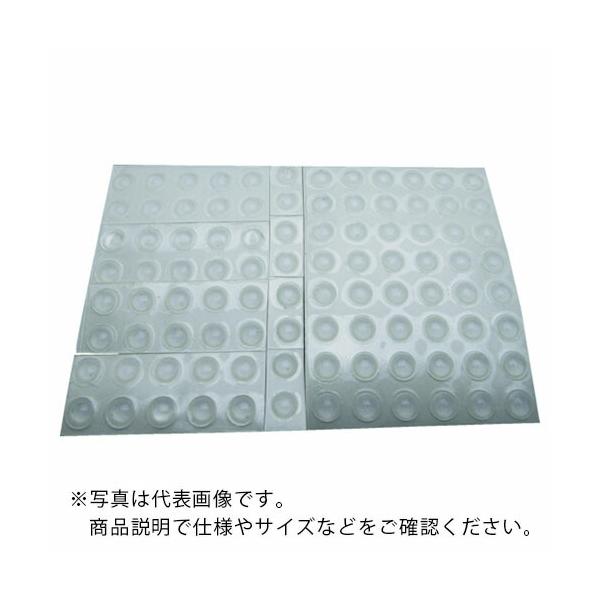 [特長]●ゴムのような弾力性で衝撃を吸収して音やキズを防止します。●粘着剤付きで取り付けが簡単です。[仕様]●形状：平丸●直径(mm)：12.7●高さ(mm)：1.6●色：透明●使用温度：-18〜82.2℃[材質／仕上]●ウレタン[注意]●...