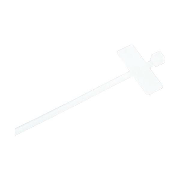 [特長]●結束したケーブルを仕分けして、区別することができます。●横に文字を書くことができます。[仕様]●色：白●幅(mm)：2.5●長さ(mm)：100●最大結束径(mm)：25●引張強度(N)：110●厚さ(mm)：1.05●最小結束径...