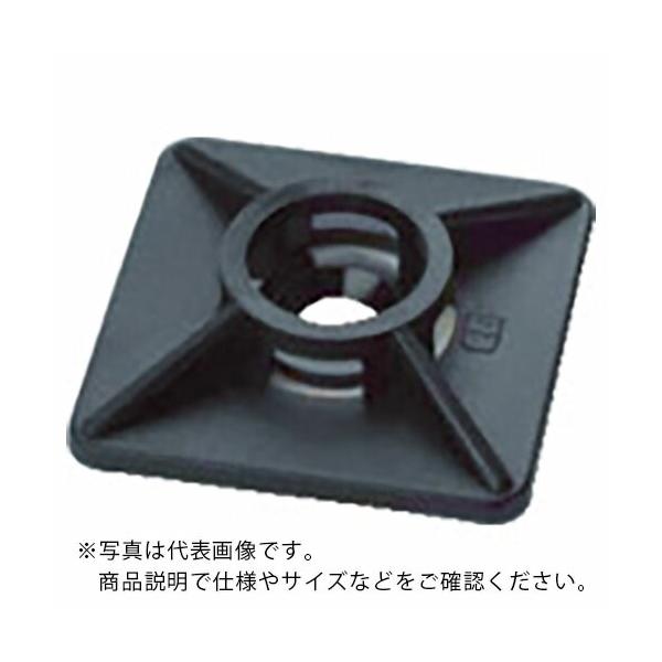 [特長]●ケーブルタイを固定し、電線、ケーブルをまとめることができます。[仕様]●色：黒●縦(mm)：27●横(mm)：27●使用結束バンド幅(mm)：〜4.5●最大結束径(mm)：使用結束バンドによる●下穴径(mm)：4.75●d1(mm...