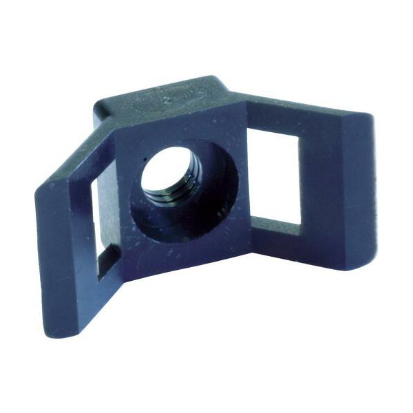 [特長]●ケーブルタイを固定し、電線、ケーブルをまとめることができます。[仕様]●色：黒●使用結束バンド幅(mm)：〜9●固定方法：ネジ止め●最大結束径(mm)：使用結束バンドによる●下穴径(mm)：5●寸法(mm)B：15●A(mm)：3...