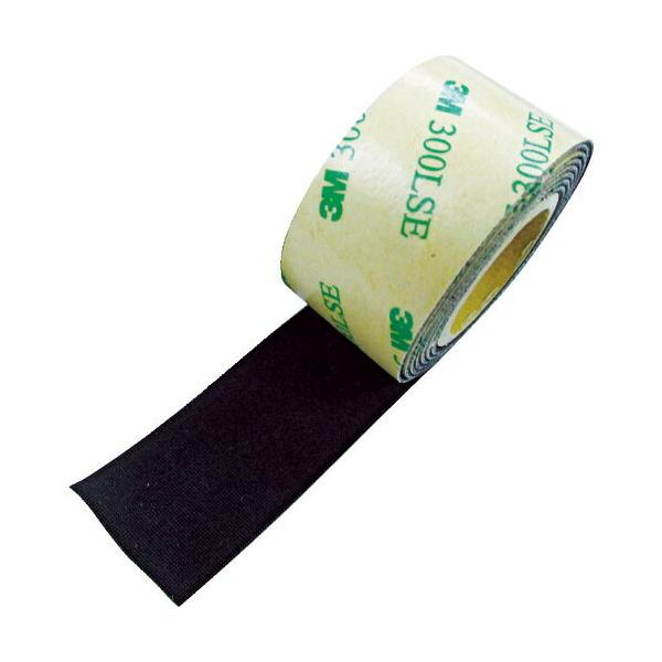 [特長]●耐水性、耐油性に優れたすべり止めテープです。●ハンマーの柄などに貼ることで強い摩擦力を発揮するため、持った時にすべりにくくなります。[仕様]●色：ブラック●全長(mm)：870●幅(mm)：25●厚さ(mm)：0.8●使用温度範囲...