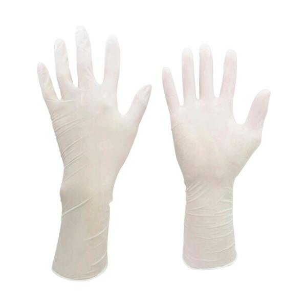 [特長]●アレルギーの一因となる加硫促進剤を使用していない安心・安全なニトリル製手袋です。●非常に薄く伸縮性に優れているので、手にぴったりフィットします。●粉なしでも着脱しやすい特殊加工を施しています。[仕様]●色：ホワイト●サイズ：M●全...