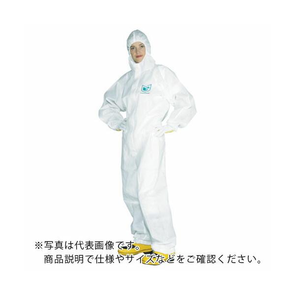 [特長]●高い通気性、かつ、優れた粉じん捕集効率があります。●撥水・撥油・帯電防止を施してあります。●安心の国産素材を使用しています。[仕様]●色：白●サイズ：LL●適合身長(cm)：165〜180●適合胸囲(cm)：85〜125●使い捨て...