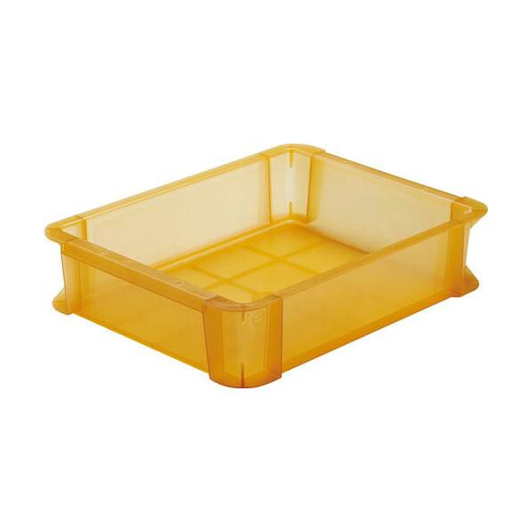 [特長]●積み重ねたままでも中身が見えるスケルトンカラーです。[仕様]●容量(L)：6●色：透明オレンジ●外形寸法(mm)間口：361●外形寸法(mm)奥行：272●外形寸法(mm)高さ：86●有効内寸(mm)間口：308●有効内寸(mm)...