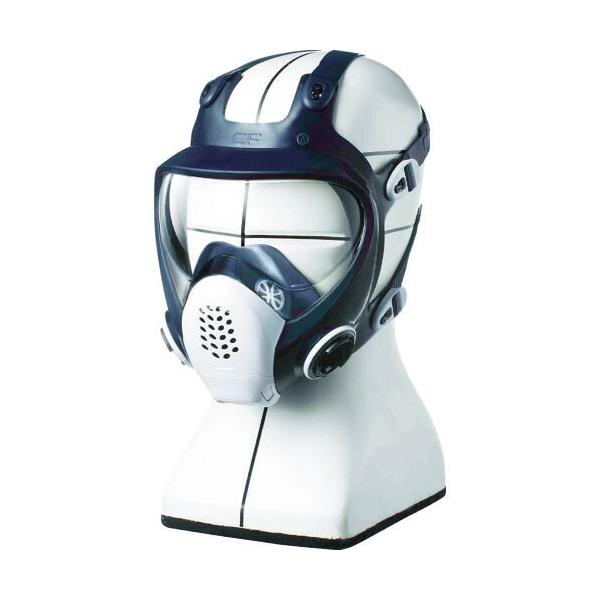 [特長]●マスクひとつで防じん・防毒の両方に対応可能（防じん・防毒の両方の国家検定に合格）です。●フィルタ・吸収缶は、印を合わせ右に６０°ひねるだけで確実に取り付けられます。●作業性を考慮したデザインです。●伝声器付で、マスクを付けたままで...