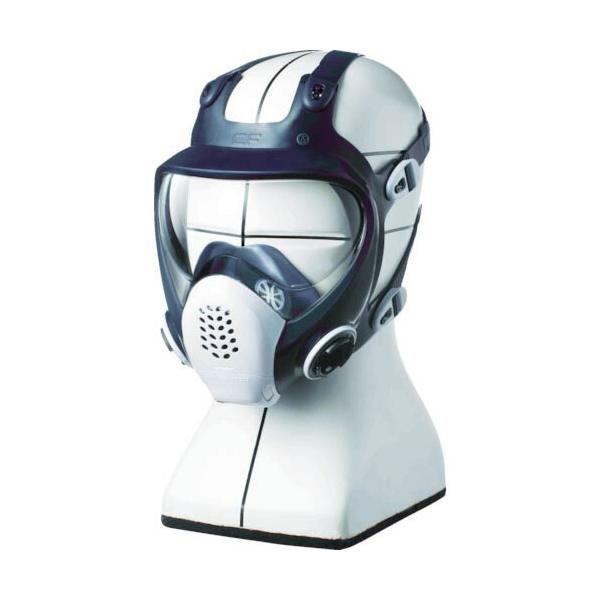 [特長]●マスクひとつで防じん・防毒の両方に対応可能（防じん・防毒の両方の国家検定に合格）です。●フィルタ・吸収缶は、印を合わせ右に６０°ひねるだけで確実に取り付けられます。●作業性を考慮したデザインです。●伝声器付で、マスクを付けたままで...