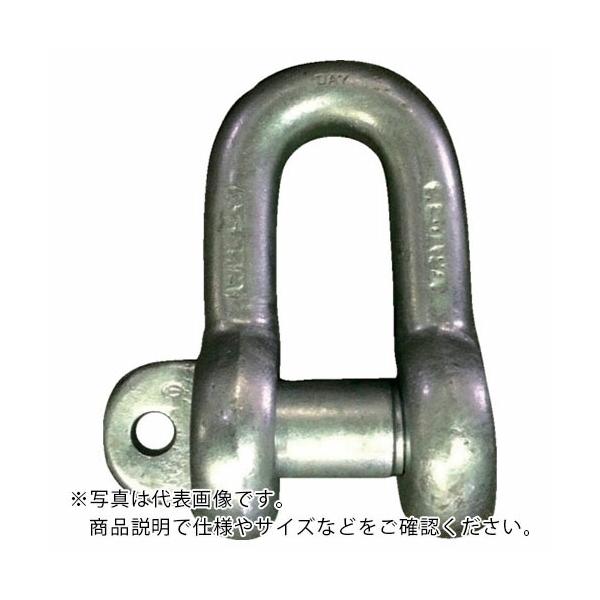 [特長]●スタンダードなシャックルです。●サイズが豊富でいろいろな用途でご使用いただけます。[仕様]●基本使用荷重(t)：2.5●寸法(mm)B：31●寸法(mm)t：20●寸法(mm)d3：24●寸法(mm)D：50●寸法(mm)L：80...