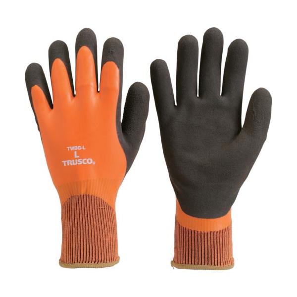 [特長]●10ゲージパイル編み裏起毛手袋の外側に13ゲージ編み手袋を被せたＷ構造なので保温効果とフィット感があります。●手の甲までコーティングしているため手が汚れにくいです。●天然ゴムコーティングによりグリップ力があります。[仕様]●色：オ...