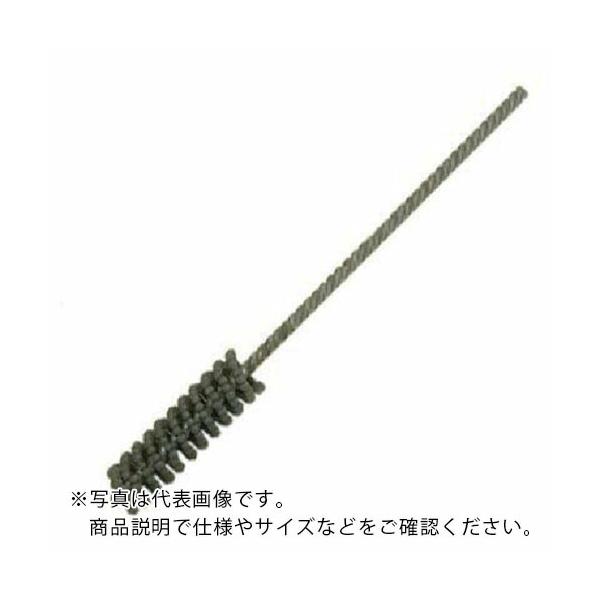 [特長]●シャフトから出ているファイバー樹脂製の足に人口砥粒を焼結させた玉をつけた構造です。●足がナイロン樹脂で弾力性に富み、ワークの内面のバリ、凹凸のあるワークの内面も研磨可能です。[仕様]●全長(mm)：203●軸径(mm)：4.8●適...