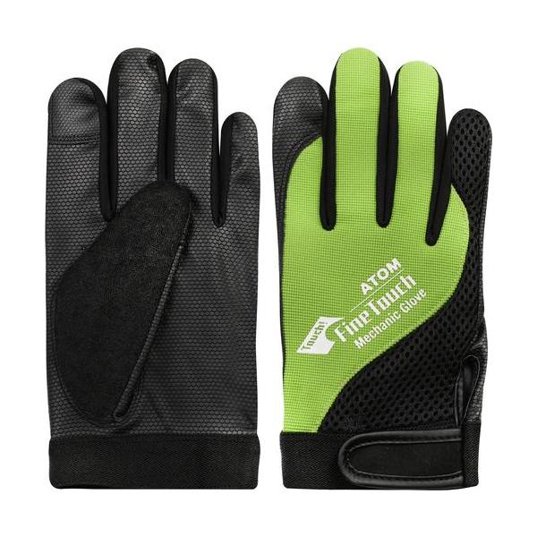 [特長]●着用したままタッチパネル操作が可能なフィットグローブです。●整備作業兼ライディング用としても使用可能なデザインです。●親指甲側にパイル生地を使用しており、汗ふきもできます。[仕様]●色：グリーン●サイズ：LL●全長(cm)：22....