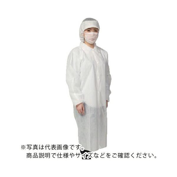 [特長]●ポリプロピレン素材のため撥水性に優れ、汚れを防ぎます。[仕様]●色：白●サイズ：LL●適合胸囲(cm)：131〜134●適合身長(cm)：175〜185●数回の洗濯が可能●スナップボタン仕様[材質／仕上]●ポリプロピレン(PP)不...