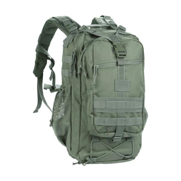 [特長]●軽量かつコンパクトなデザインのバックパックです。●MOLLEシステムが前面と側面についており、別売りのポーチなどを取り付け可能です。●両サイドにボトルホルダーが付いています。[仕様]●容量(L)：20●色：OD●幅(mm)：254...