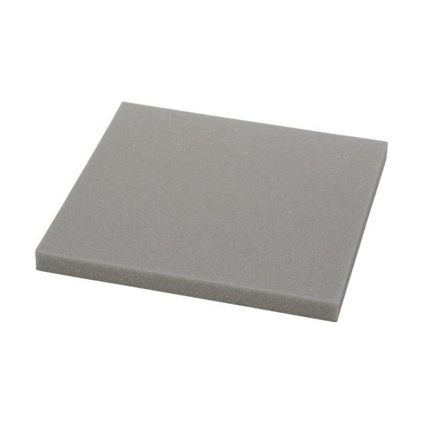 [特長]●軽量で、発泡倍率が高くクッション性・加工性に優れています。[仕様]●色：灰●厚さ(mm)：20●幅(mm)：250●長さ(mm)：250●使用温度範囲：-10℃〜70℃[材質／仕上]●ポリウレタン