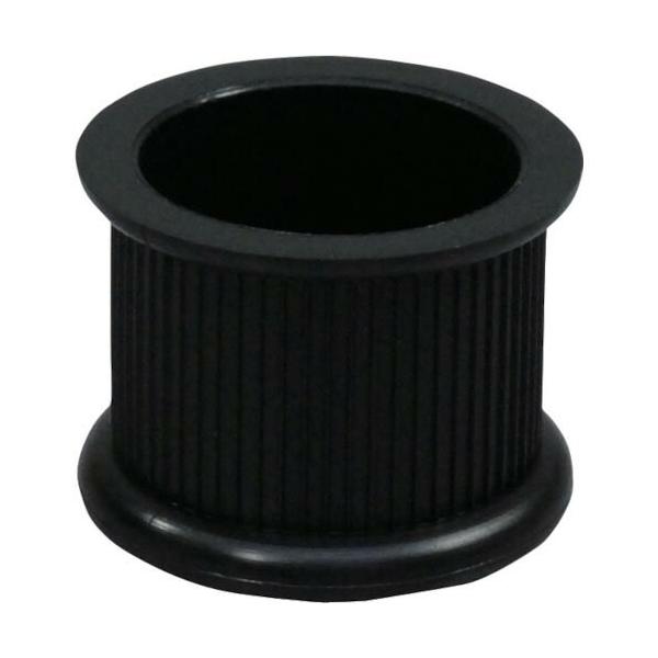 [特長]●エラストマー樹脂を使用しているので耐久性に優れ、色落ちがしにくくなっています。[仕様]●内寸(mm)：φ24●色：黒●タイプ：丸[材質／仕上]●エラストマー樹脂