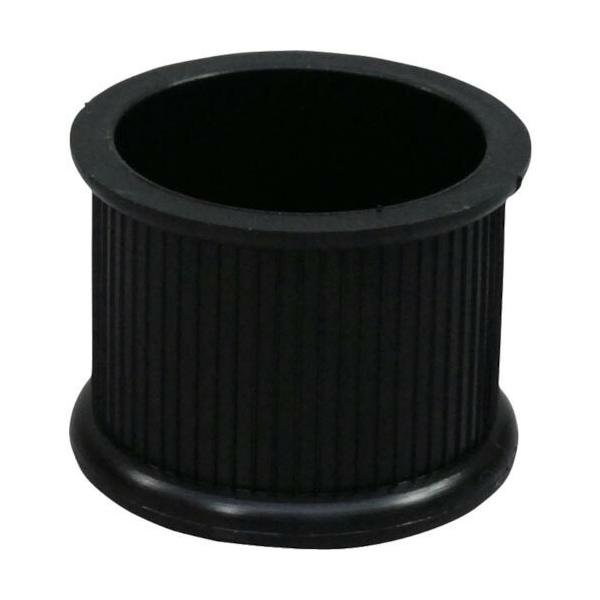 [特長]●エラストマー樹脂を使用しているので耐久性に優れ、色落ちがしにくくなっています。[仕様]●内寸(mm)：φ28●色：黒●タイプ：丸[材質／仕上]●エラストマー樹脂