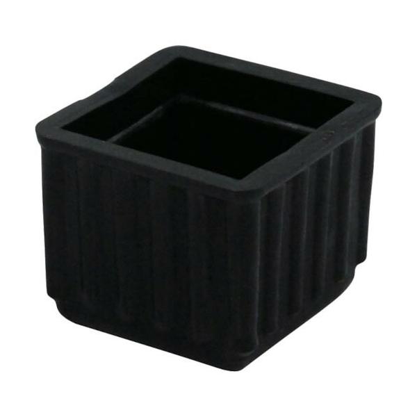 [特長]●エラストマー樹脂を使用しているので耐久性に優れ、色落ちがしにくくなっています。[仕様]●内寸(mm)：24×24●色：黒●タイプ：角[材質／仕上]●エラストマー樹脂