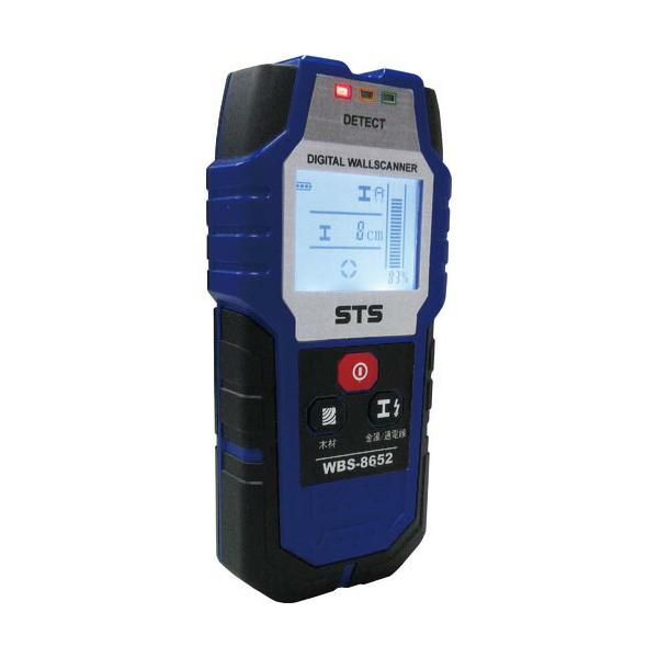 [特長]●壁内の金属、木材、通電線を探知可能なマルチ探知機です。●金属は深度表示(cm単位)します。●帯磁、非帯磁金属の種別が可能です。●大型液晶ディスプレーによるインジケータ表示で直感的に作業できます。[仕様]●幅(mm)：68●高さ(m...