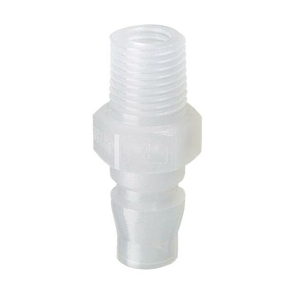 [特長]●ワンタッチ接続方式で、簡単に取付・取り外しができます。●食品分野、ケミカル・メディカル分野に採用されています。[仕様]●最高使用圧力(MPa)：0.7●六角対辺(mm)：17●使用温度範囲(℃)：0〜50●使用流体：水・薬品(都度...