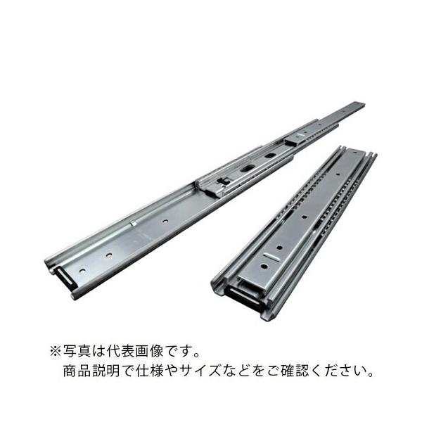 [特長]●ボールベアリングを採用した精密スライドレールです。●全開時および全閉時の金属音を軽減します。[仕様]●幅(mm)：12.7●高さ(mm)：51.5●長さ(mm)：406.4●移動距離(mm)：432●定格荷重(N)ペア/垂直：77...