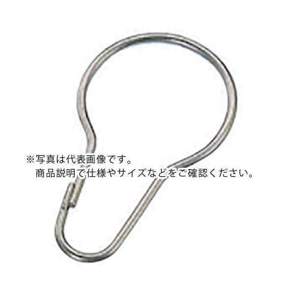 [特長]●細径のばね材なので、開閉が簡単で手軽にできます。●カーテンの上部金具として使用できます。[仕様]●D(mm)：1.7●L(mm)：37●W(mm)：20.5●使用荷重(N)：0.98[材質／仕上]●材質：ステンレス(SUS304)...