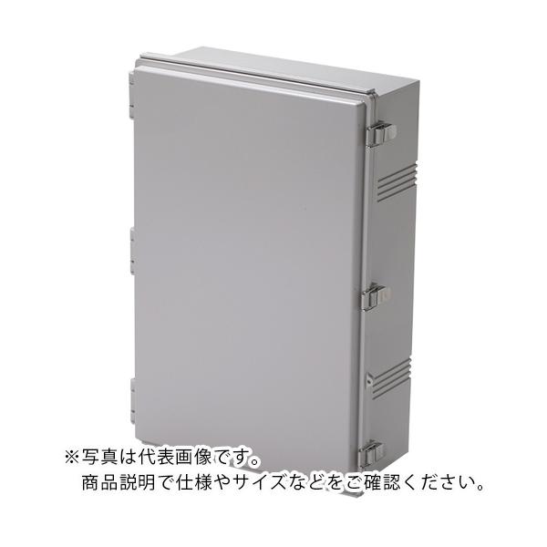 [特長]●保護等級IP65の開閉式ボックスでメンテナンスが容易なタイプです。●FA・制御/電設工事用など様々な分野で使用可能な汎用プラボックスです。[仕様]●間口(mm)：400●奥行(mm)：600●高さ(mm)：181●付属ビス：M5×...