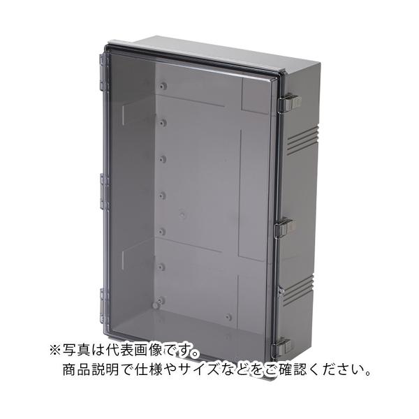[特長]●保護等級IP65の開閉式ボックスでメンテナンスが容易なタイプです。●FA・制御/電設工事用など様々な分野で使用可能な汎用プラボックスです。[仕様]●間口(mm)：400●奥行(mm)：600●高さ(mm)：181●付属ビス：M5×...