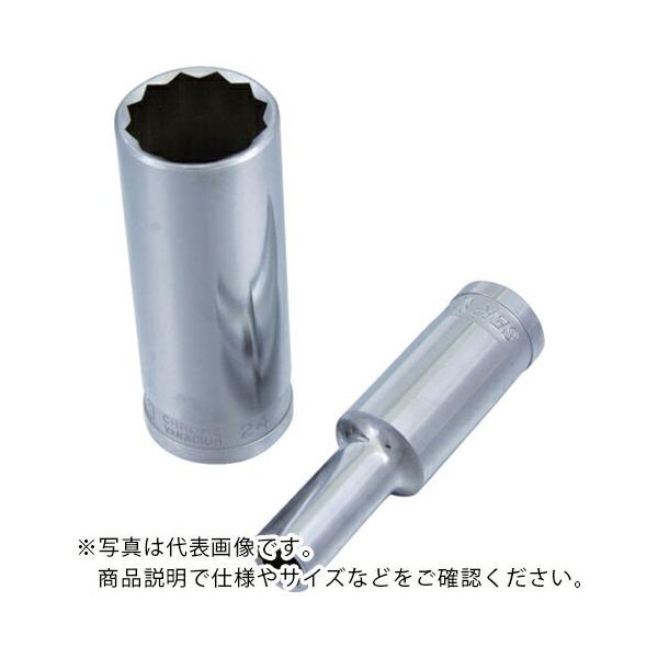 [特長]●奥深いボルトやナットの脱着が可能です。●ボルトが突き出たナットの作業に便利です。●スタンダードタイプ、１２角形状。[仕様]●対辺寸法(mm)：14●差込角(mm)：12.7●全長(mm)：82●対辺(mm)：14[材質／仕上]●ク...