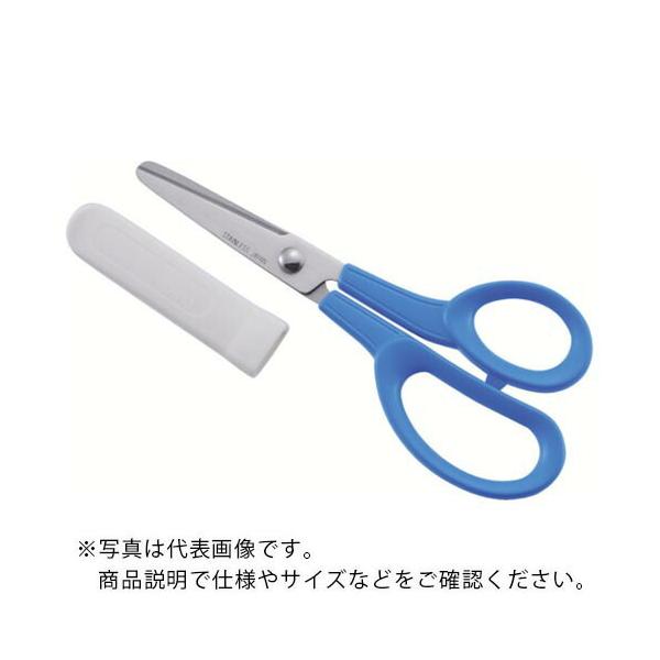 [特長]●しっかりにぎれてラクラク使える子供用はさみです。[仕様]●刃長(mm)：45●刃厚(mm)：1.6●全長(mm)：150●色：ブルー●先丸加工[材質／仕上]●刃部:ステンレス刃物鋼●ハンドル:ABS樹脂[セット内容／付属品]●キャップ