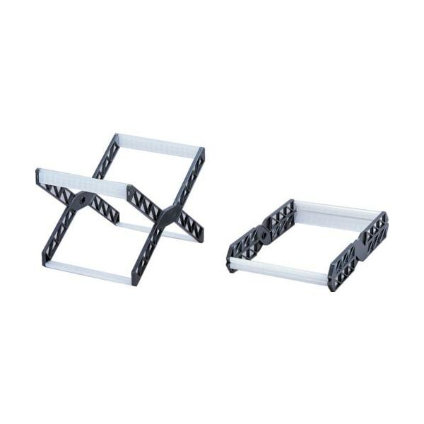 [特長]●トラス構造のＸ型ハンギングスタンドです。●折りたたみ式です。[仕様]●色：黒●用紙サイズ：A4●幅(mm)：337●奥行(mm)：260●高さ(mm)：246●規格：A4●耐荷重：12kg[材質／仕上]●本体Ｘ部：ハイインパクトポ...