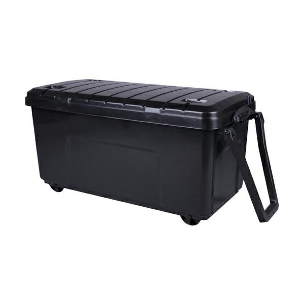 [特長]●非常に頑丈で壊れにくいイギリス製のキャスター付コンテナです。●ロック機構を備えたハンドルと移動に便利なロングハンドル付です。●フタをした状態で完璧なスタッキング（積み上げ）が可能です。[仕様]●容量(L)：160●色：ブラック●外...