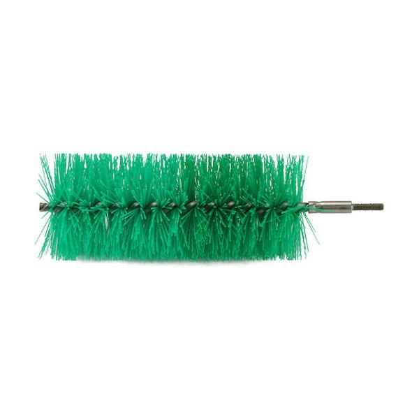 [特長]●外径は、食品工業用ステンレス鋼缶の寸法（ＪＩＳ　Ｇ３４４７）を参考にしています●ブラシの材質は、ＰＢＴを使用しており、１３０℃の耐熱性・耐薬品性・耐摩耗性に優れています。[仕様]●色：緑●全長(mm)：155●横(mm)：50●縦...