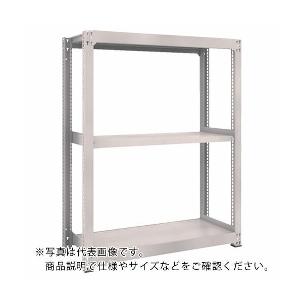 [特長]●ボルトを1本も使用していないボルトレス構造で、分解・組み立て作業が簡単で、作業時間を大幅に短縮できます。●棚の段変更が、25mmピッチで、自由に調整、変更ができます。●高さ、奥行が同じであれば、増結することができます。また、支柱を...