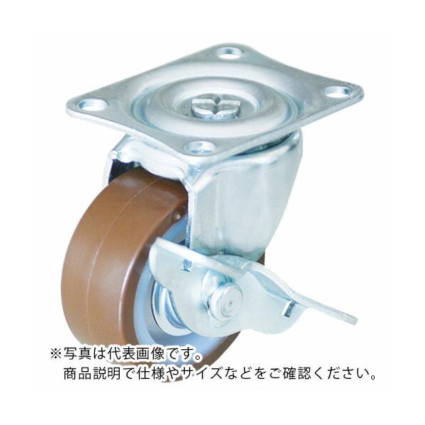 [特長]●標準的な小型キャスターです。●ウレタン車輪は耐油性、耐摩耗性に優れています。[仕様]●許容荷重(daN)：55●許容荷重(kgf)：56.1●車輪径D(mm)：65●車輪幅(mm)：25●取付高H(mm)：80●取付座A(mm)：...