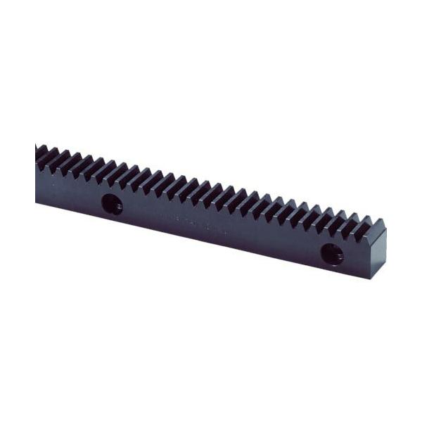 [特長]●ピッチ、長さなどを豊富に取り揃え、低価格で応用性があります。●取付穴付の完成品です。[仕様]●全長(mm)：1000●有効歯数：100●かみ合い高さh”(mm)：31.82●歯幅b(mm)：30●高さ(mm)：20●形状：RF●ピ...