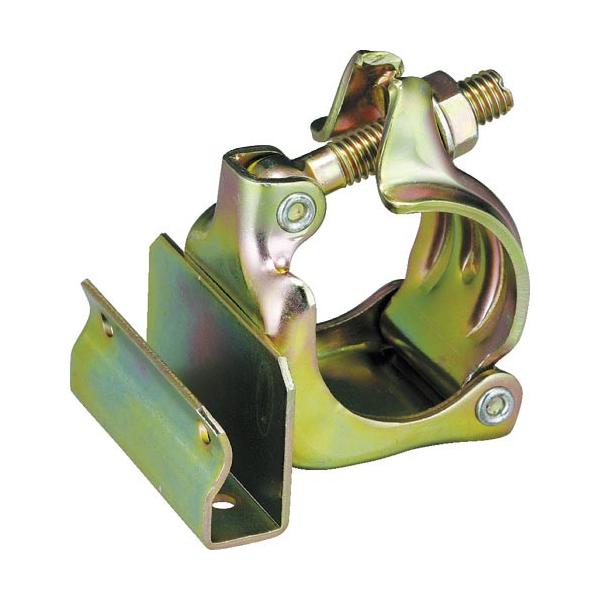 [特長]●単管に板材(板厚：12mm)をパイプに取付け固定するクランプです。●単管に板材(板厚：12mm)をパイプに直角・平行方向に取付け固定するクランプです。[仕様]●品名：板止めクランプ●適合パイプ径(mm)：48.6●タイプ：平行型●...