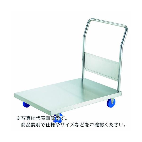 [特長]●ＭＣナイロン車輪を使用したオートクレーブ対応の台車です。●荷台にしっかりと補強の入った、板厚1.5tの頑強な溶接式のSUS304製台車です。●キャスターもSUS金具ですので、食品工場やクリーンルームで使用できます。[仕様]●均等荷...