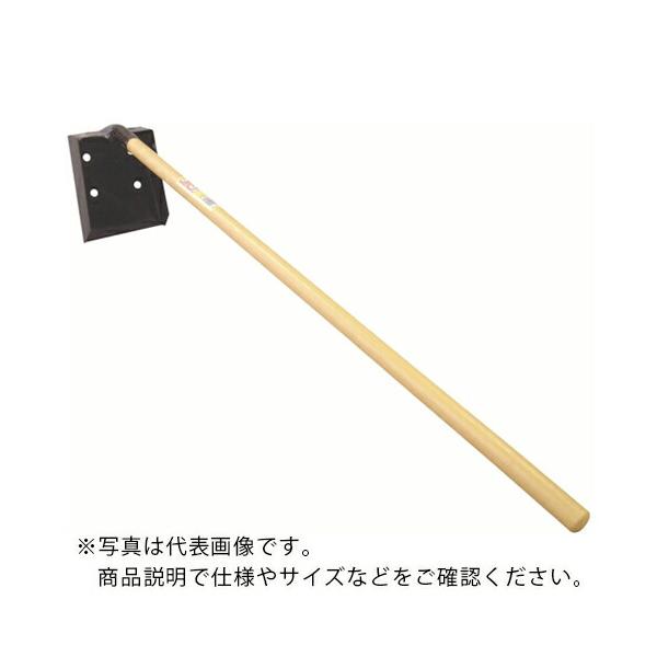 [特長]●小型で軽量です。●水抜き穴を採用しています。[用途]●溝の清掃作業泥すくい作業。[仕様]●全長(mm)：950●先幅(mm)：150●頭部長さ(mm)：180●頭部深さ(mm)：50[材質／仕上]●頭部：スチール●柄部：天然木