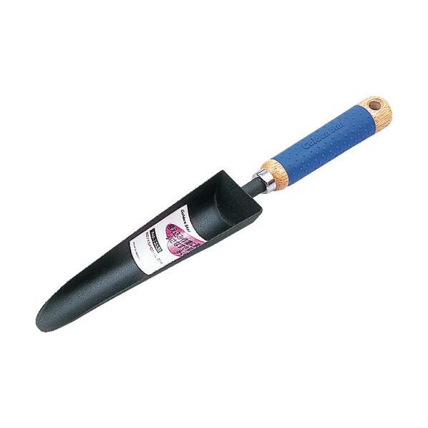 [特長]●庭づくりの必需品、手に優しいラバーグリップです。●細かいところへの作業が可能です。[仕様]●全長(mm)：360●刃先長(mm)：200●刃先幅(mm)：50[材質／仕上]●刃先:スチール●グリップ：熱可塑性ゴム（TPR）