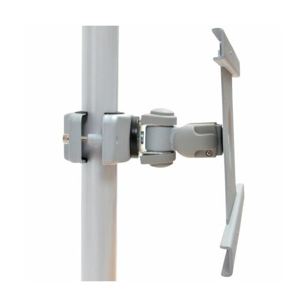 [特長]●直径30〜50mmまでのポールに大型モニターを取付できる、マウンターです。●VESA規格（ねじ穴位置）100×100、200×200、200×300、400×200に対応し、耐荷重も20kgなので、色々なポールに大型モニターを取り...