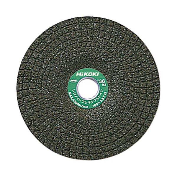 [特長]●研削量が多く経済的です。●研削時の騒音・振動が低いです。●研削面への吸い付きが良く疲れにくいです。[仕様]●外径(mm)：100●穴径(mm)：15●粒度：36●厚さ(mm)：3.5●最高使用周速度(m/分)：4300●砥石タイプ...
