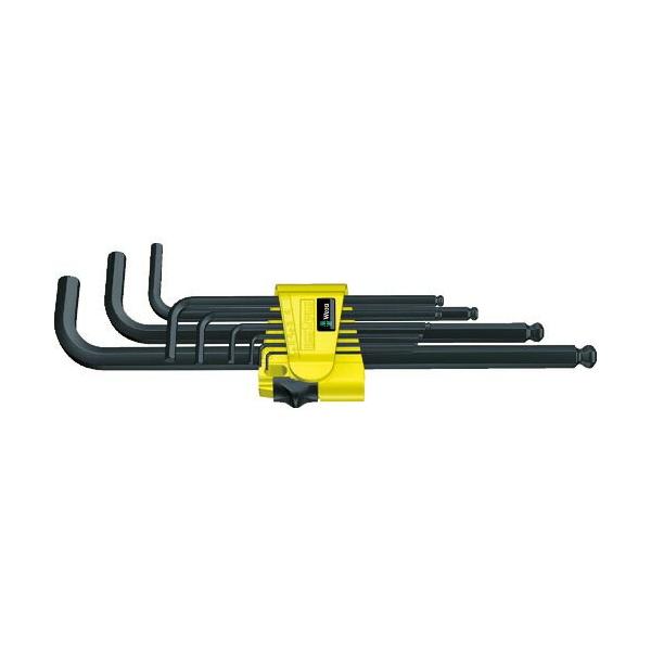 [特長]●Wera独自のHex-Plusと呼ばれる面接触構造により、六角ねじ穴の内側を傷めず、ねじの長寿命化に貢献します。●高いトルク伝達率により作業効率もアップします。[仕様]●セット内容(インチ)：5/64、3/32、1/8、5/32、...