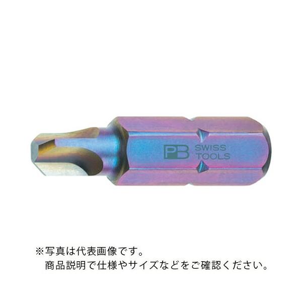 [特長]●強度と精度に優れた差込角１／４インチ（６．３５ｍｍ）のビットです。[仕様]●刃先：#3●全長(mm)：25●シャンク径(mm)：6.35●対辺(mm)：3●シャンク径：6.35mm